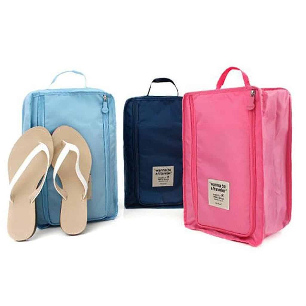 Nylon Travel Shoe Bag - StorageDelight